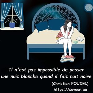 Nuit blanche et noire - une pensée d'un insomniaque